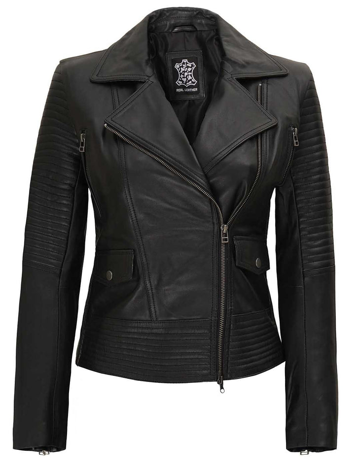 Stylish Womens Black Leather Jackets | Decrum