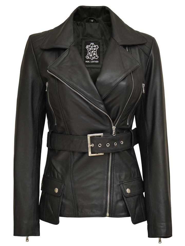 Stylish Womens Black Leather Jackets | Decrum